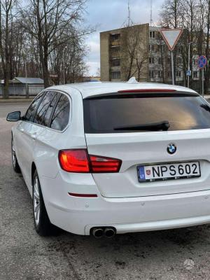 White BMW 520 2012 in Vilnius, with an engine capacity of 2.00 L and mileage of 250 thousand km for 5600 €, photo 6 on AUTOMOTO.COM.LV