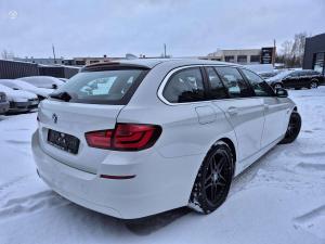 White BMW 520 2012 in Utena, with an engine capacity of 2.00 L and mileage of 333 thousand km for 5999 €, photo 4 on AUTOMOTO.COM.LV