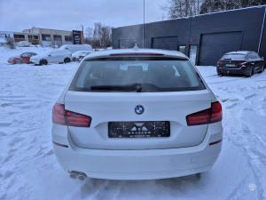 White BMW 520 2012 in Utena, with an engine capacity of 2.00 L and mileage of 333 thousand km for 5999 €, photo 8 on AUTOMOTO.COM.LV