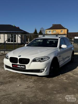 White BMW 520 2012 in Klaipeda, with an engine capacity of 2.00 L and mileage of 240 thousand km for 8250 €, photo  on AUTOMOTO.COM.LV