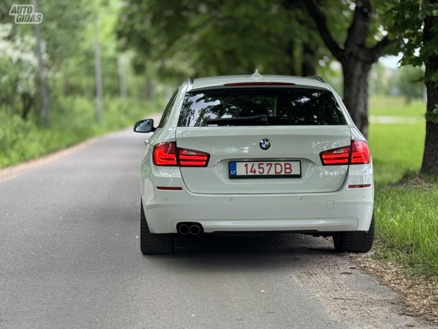 White BMW 520 2012 in Kaunas, with an engine capacity of 2.00 L and mileage of 237 thousand km for 8300 €, photo 6 on AUTOMOTO.COM.LV