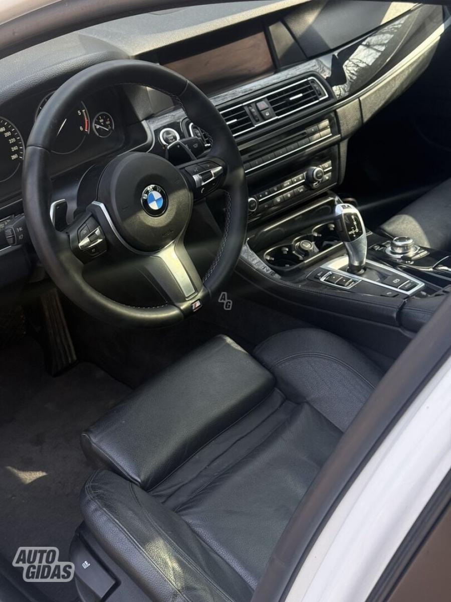 White BMW 520 2012 in Kaunas, with an engine capacity of 2.00 L and mileage of 237 thousand km for 8300 €, photo 7 on AUTOMOTO.COM.LV