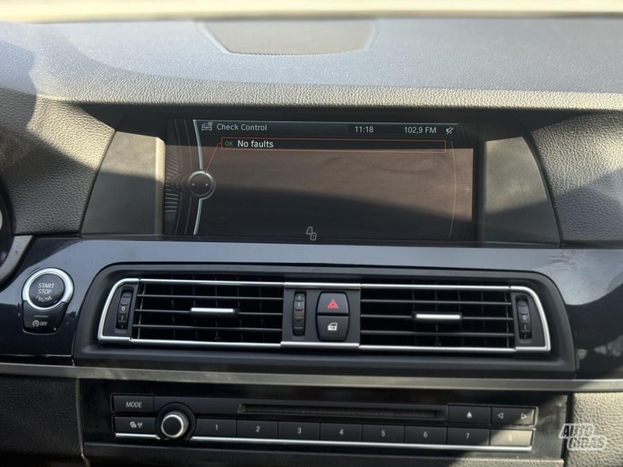 White BMW 520 2012 in Kaunas, with an engine capacity of 2.00 L and mileage of 237 thousand km for 8300 €, photo 10 on AUTOMOTO.COM.LV