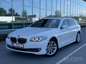 White BMW 520 2012 in Rezekne, with an engine capacity of 2.00 L and mileage of 277 thousand km for 7990 €, photo 3 on AUTOMOTO.COM.LV
