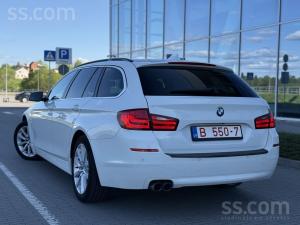White BMW 520 2012 in Rezekne, with an engine capacity of 2.00 L and mileage of 277 thousand km for 7990 €, photo 5 on AUTOMOTO.COM.LV