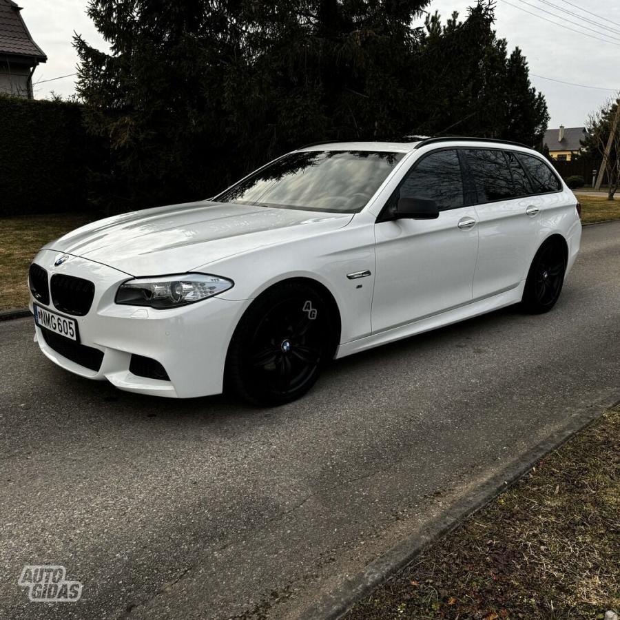 White BMW 520 2012 in Vilnius, with an engine capacity of 2.00 L and mileage of 226 thousand km for 7250 €, photo 1 on AUTOMOTO.COM.LV