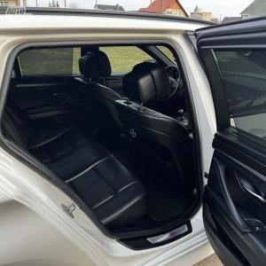 White BMW 520 2012 in Vilnius, with an engine capacity of 2.00 L and mileage of 226 thousand km for 7250 €, photo 10 on AUTOMOTO.COM.LV