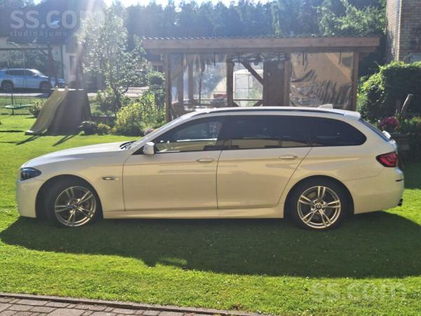 White BMW 520 2012 in Jelgava, with an engine capacity of 2.00 L and mileage of 314 thousand km for 10750 €, photo 4 on AUTOMOTO.COM.LV