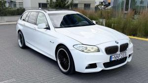 White BMW 520 2012 in Vilnius, with an engine capacity of 2.00 L and mileage of 314 thousand km for 9500 €, photo 5 on AUTOMOTO.COM.LV