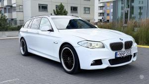 White BMW 520 2012 in Vilnius, with an engine capacity of 2.00 L and mileage of 314 thousand km for 9500 €, photo 8 on AUTOMOTO.COM.LV