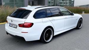 White BMW 520 2012 in Vilnius, with an engine capacity of 2.00 L and mileage of 314 thousand km for 9500 €, photo 10 on AUTOMOTO.COM.LV