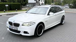 White BMW 520 2012 in Vilnius, with an engine capacity of 2.00 L and mileage of 314 thousand km for 9500 €, photo 20 on AUTOMOTO.COM.LV