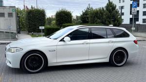 White BMW 520 2012 in Vilnius, with an engine capacity of 2.00 L and mileage of 314 thousand km for 9500 €, photo 21 on AUTOMOTO.COM.LV
