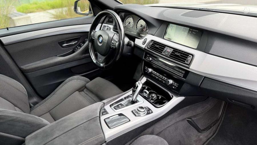 White BMW 520 2012 in Vilnius, with an engine capacity of 2.00 L and mileage of 314 thousand km for 9500 €, photo 33 on AUTOMOTO.COM.LV