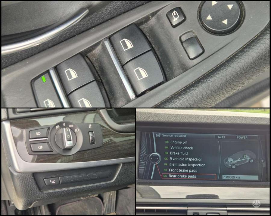 White BMW 520 2012 in Vilnius, with an engine capacity of 2.00 L and mileage of 330 thousand km for 7999 €, photo 14 on AUTOMOTO.COM.LV