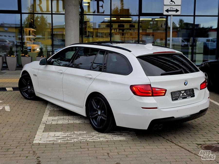 White BMW 520 2012 in Kaunas, with an engine capacity of 2.00 L and mileage of 326 thousand km for 8599 €, photo 5 on AUTOMOTO.COM.LV
