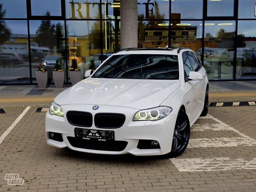 White BMW 520 2012 in Kaunas, with an engine capacity of 2.00 L and mileage of 326 thousand km for 8599 €, photo 6 on AUTOMOTO.COM.LV