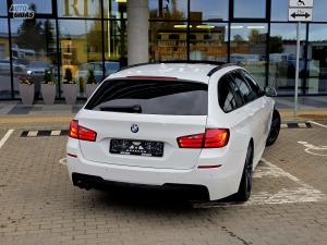 White BMW 520 2012 in Kaunas, with an engine capacity of 2.00 L and mileage of 326 thousand km for 8599 €, photo 8 on AUTOMOTO.COM.LV