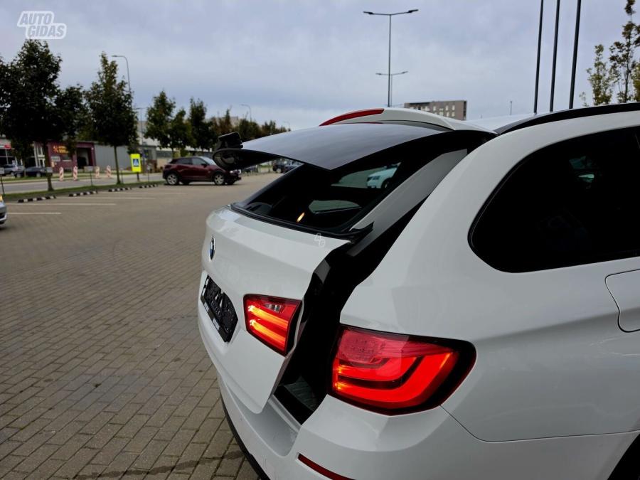 White BMW 520 2012 in Kaunas, with an engine capacity of 2.00 L and mileage of 326 thousand km for 8599 €, photo 10 on AUTOMOTO.COM.LV