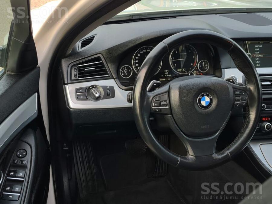 Balts BMW 520 2012 Ogre, ar dzinēja tilpumu 2.00 L un nobraukumu 380 tūkst. km par 6450 €, foto 14 vietnē AUTOMOTO.COM.LV
