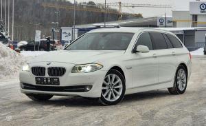 Balts BMW 520 2013 Viļņa, ar dzinēja tilpumu 2.00 L un nobraukumu 330 tūkst. km par 6999 €, foto  vietnē AUTOMOTO.COM.LV