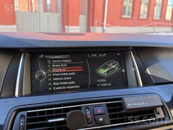 Balts BMW 520 2013 Kuldīga, ar dzinēja tilpumu 2.00 L un nobraukumu 270 tūkst. km par 11499 €, foto 6 vietnē AUTOMOTO.COM.LV
