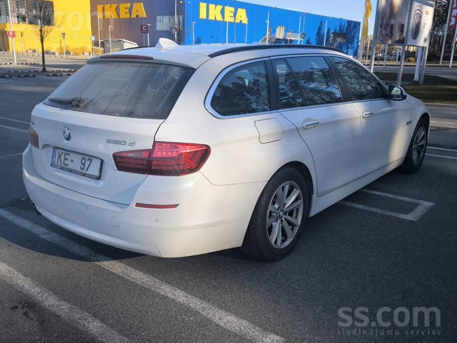 Белый БМВ 520 2013 в Рига, объемом двигателя 2.00 л и пробегом 277 тыс. км за 8250 €, фото 4 на AUTOMOTO.COM.LV