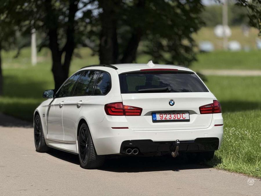 White BMW 520 2013 in Kaunas, with an engine capacity of 2.00 L and mileage of 280 thousand km for 9950 €, photo 6 on AUTOMOTO.COM.LV