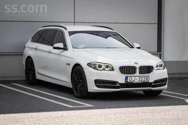 White BMW 520 2013 in Riga, with an engine capacity of 2.00 L and mileage of 223 thousand km for 9750 €, photo 3 on AUTOMOTO.COM.LV