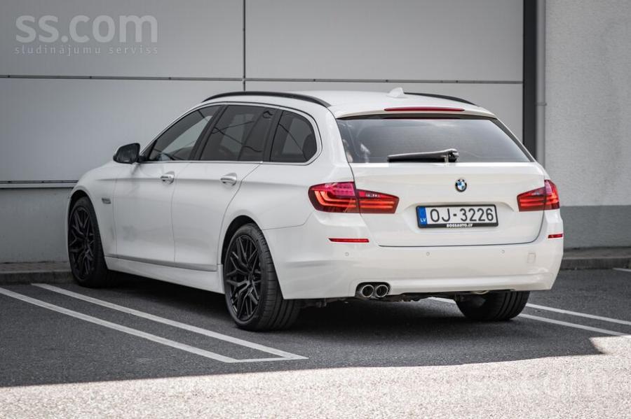 White BMW 520 2013 in Riga, with an engine capacity of 2.00 L and mileage of 223 thousand km for 9750 €, photo 7 on AUTOMOTO.COM.LV