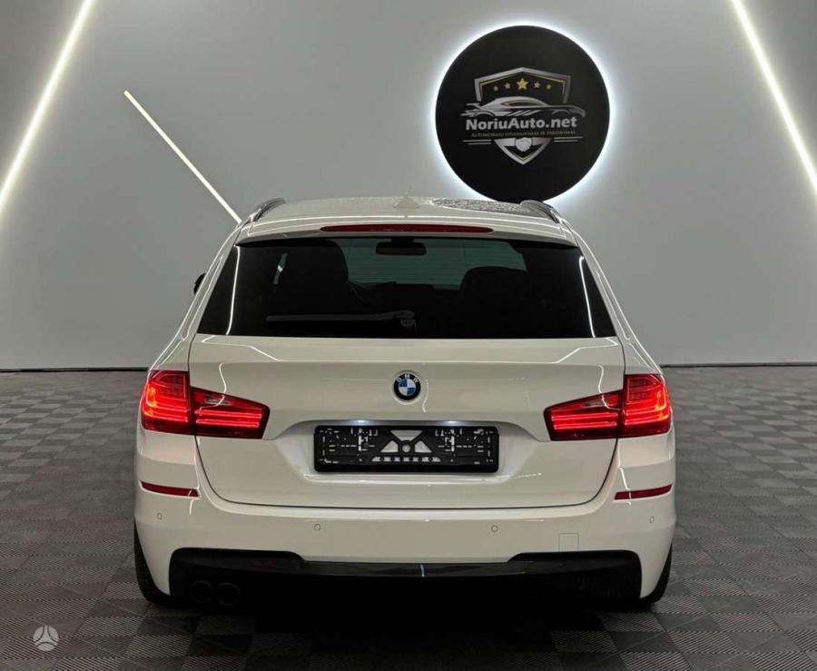 White BMW 520 2013 in Marijampole, with an engine capacity of 2.00 L and mileage of 381 thousand km for 8999 €, photo 27 on AUTOMOTO.COM.LV