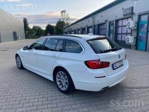 White BMW 520 2013 in Riga, with an engine capacity of 2.00 L and mileage of 337 thousand km for 8400 €, photo 6 on AUTOMOTO.COM.LV
