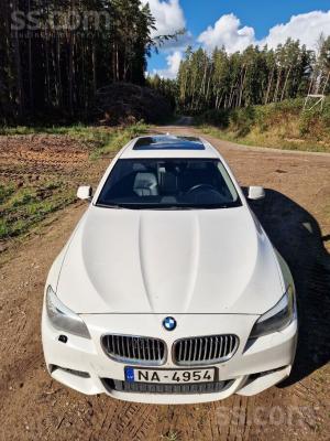 White BMW 520 2013 in Bauska, with an engine capacity of 2.00 L and mileage of 448 thousand km for 5900 €, photo 3 on AUTOMOTO.COM.LV