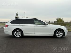 White BMW 520 2013 in Liepaja, with an engine capacity of 2.00 L and mileage of 331 thousand km for 7990 €, photo 11 on AUTOMOTO.COM.LV