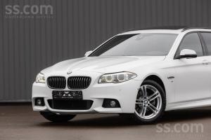 White BMW 520 2014 in Jelgava, with an engine capacity of 2.00 L and mileage of 0 thousand km for 14500 €, photo 2 on AUTOMOTO.COM.LV