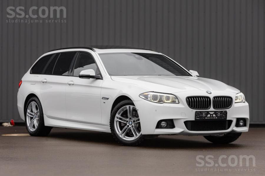White BMW 520 2014 in Jelgava, with an engine capacity of 2.00 L and mileage of 0 thousand km for 14500 €, photo 4 on AUTOMOTO.COM.LV