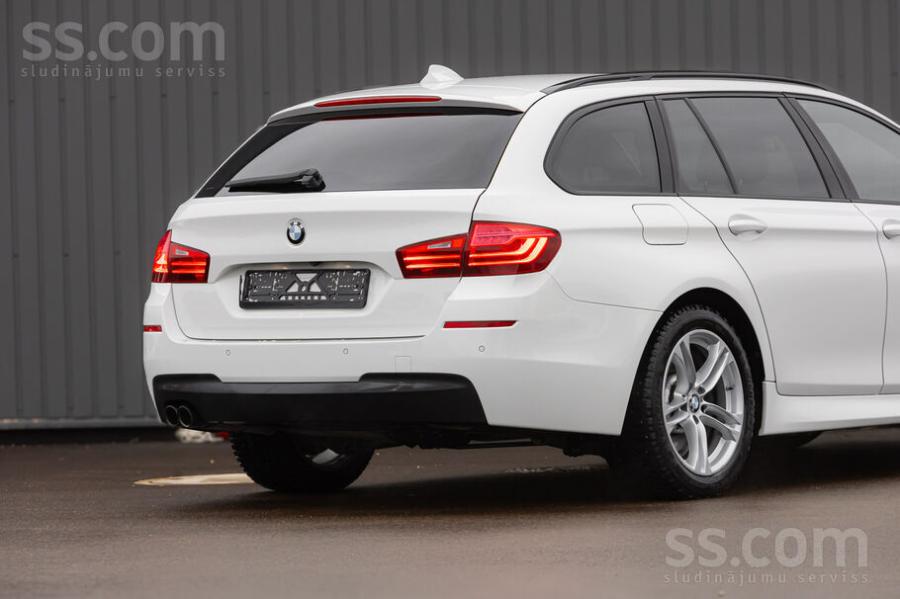 White BMW 520 2014 in Jelgava, with an engine capacity of 2.00 L and mileage of 0 thousand km for 14500 €, photo 8 on AUTOMOTO.COM.LV