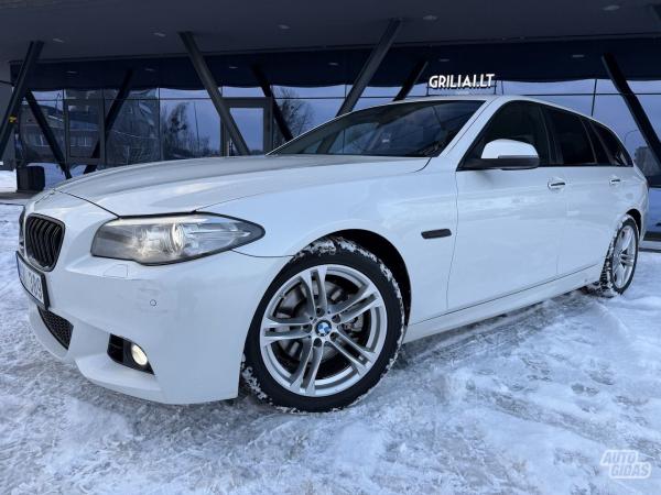 White BMW 520 2014 in Kaunas, with an engine capacity of 2.00 L and mileage of 352 thousand km for 11900 €, photo 6 on AUTOMOTO.COM.LV