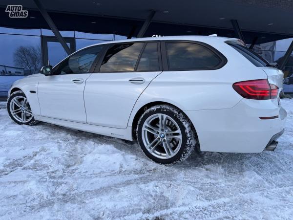 White BMW 520 2014 in Kaunas, with an engine capacity of 2.00 L and mileage of 352 thousand km for 11900 €, photo 10 on AUTOMOTO.COM.LV