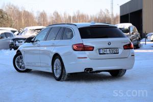 White BMW 520 2014 in Jelgava, with an engine capacity of 2.00 L and mileage of 0 thousand km for 9750 €, photo 7 on AUTOMOTO.COM.LV