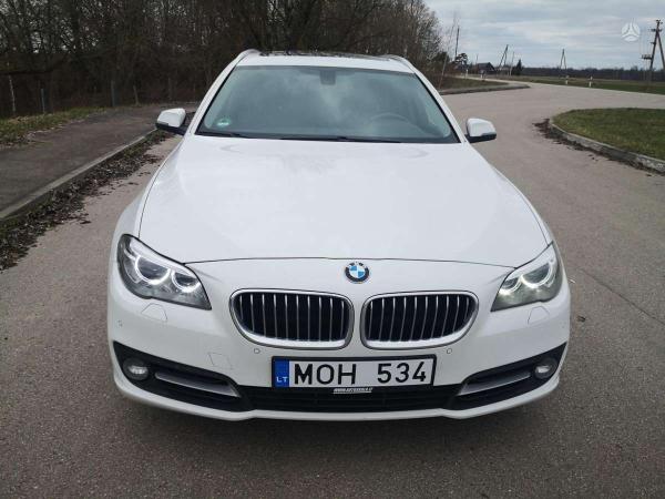 White BMW 520 2014 in Panevezys, with an engine capacity of 2.00 L and mileage of 320 thousand km for 10500 €, photo 2 on AUTOMOTO.COM.LV