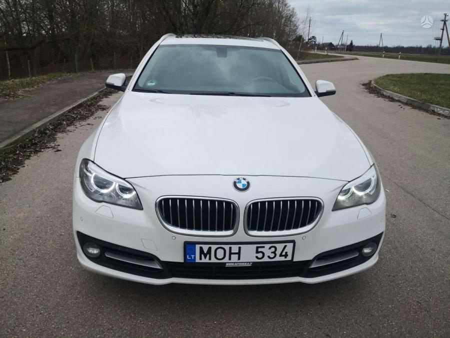 White BMW 520 2014 in Panevezys, with an engine capacity of 2.00 L and mileage of 320 thousand km for 10500 €, photo 2 on AUTOMOTO.COM.LV