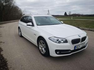 White BMW 520 2014 in Panevezys, with an engine capacity of 2.00 L and mileage of 320 thousand km for 10500 €, photo 3 on AUTOMOTO.COM.LV