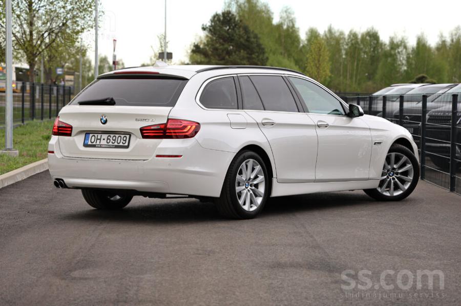 Balts BMW 520 2014 Jelgava, ar dzinēja tilpumu 2.00 L un nobraukumu 0 tūkst. km par 9750 €, foto 5 vietnē AUTOMOTO.COM.LV