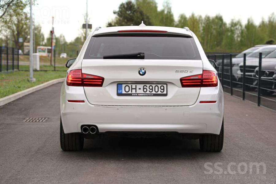 Balts BMW 520 2014 Jelgava, ar dzinēja tilpumu 2.00 L un nobraukumu 0 tūkst. km par 9750 €, foto 6 vietnē AUTOMOTO.COM.LV