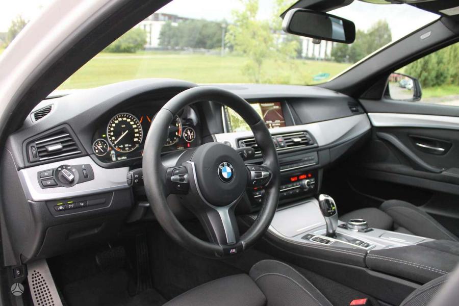 Balts BMW 520 2014 Birštonas, ar dzinēja tilpumu 2.00 L un nobraukumu 251 tūkst. km par 11150 €, foto 5 vietnē AUTOMOTO.COM.LV