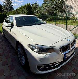 White BMW 520 2014 in Ogre, with an engine capacity of 2.00 L and mileage of 265 thousand km for 9100 €, photo 3 on AUTOMOTO.COM.LV