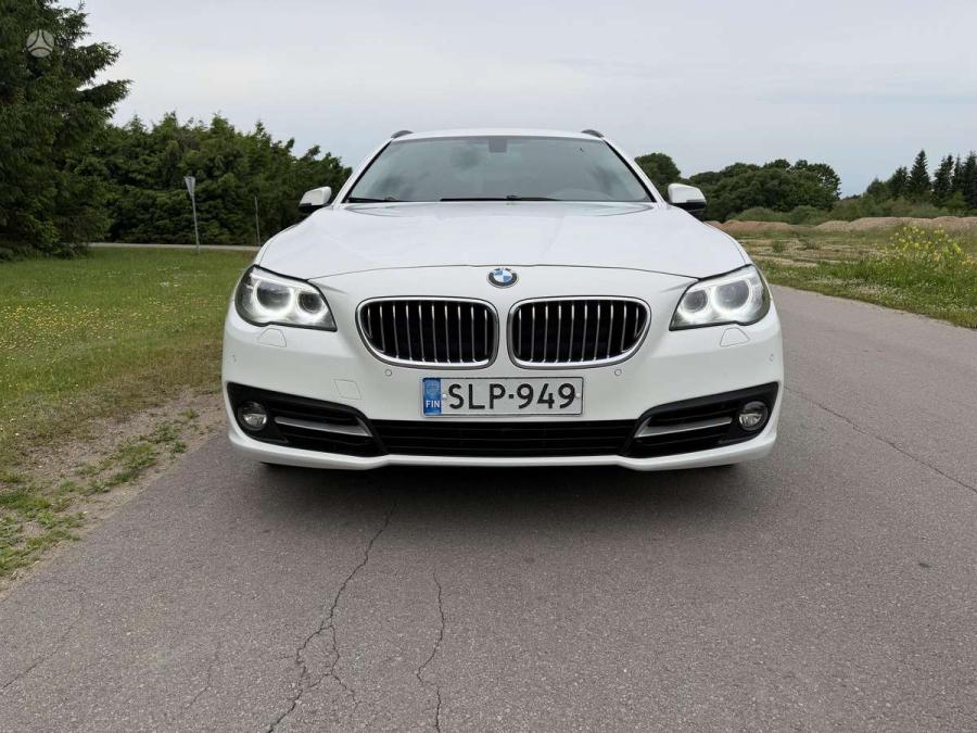 White BMW 520 2014 in Kelme, with an engine capacity of 2.00 L and mileage of 411 thousand km for 7250 €, photo 3 on AUTOMOTO.COM.LV