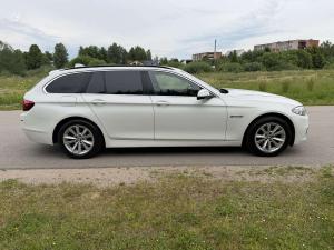 White BMW 520 2014 in Kelme, with an engine capacity of 2.00 L and mileage of 411 thousand km for 7250 €, photo 5 on AUTOMOTO.COM.LV