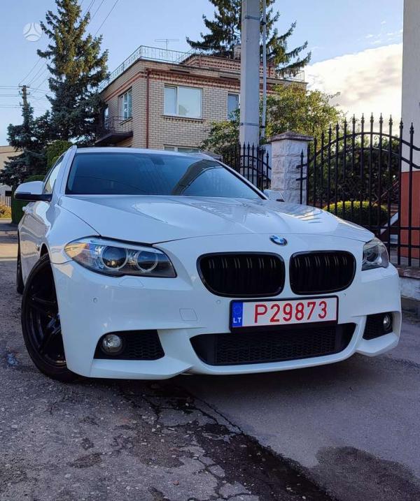БМВ 520 2014 в Мариямполе на AUTOMOTO.COM.LV Белый БМВ 520 2014 в Мариямполе, объемом двигателя 2.00 л и пробегом 309 тыс. км за 8990 €, фото 6 на AUTOMOTO.COM.LV